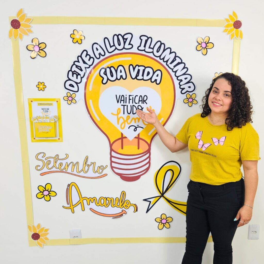 Painel - Setembro Amarelo - Alfabeteca ABC