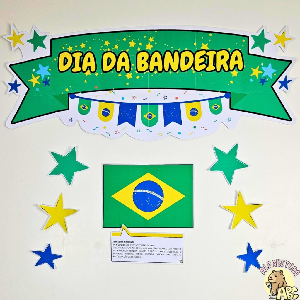 Painel - Dia da Bandeira - Alfabeteca ABC