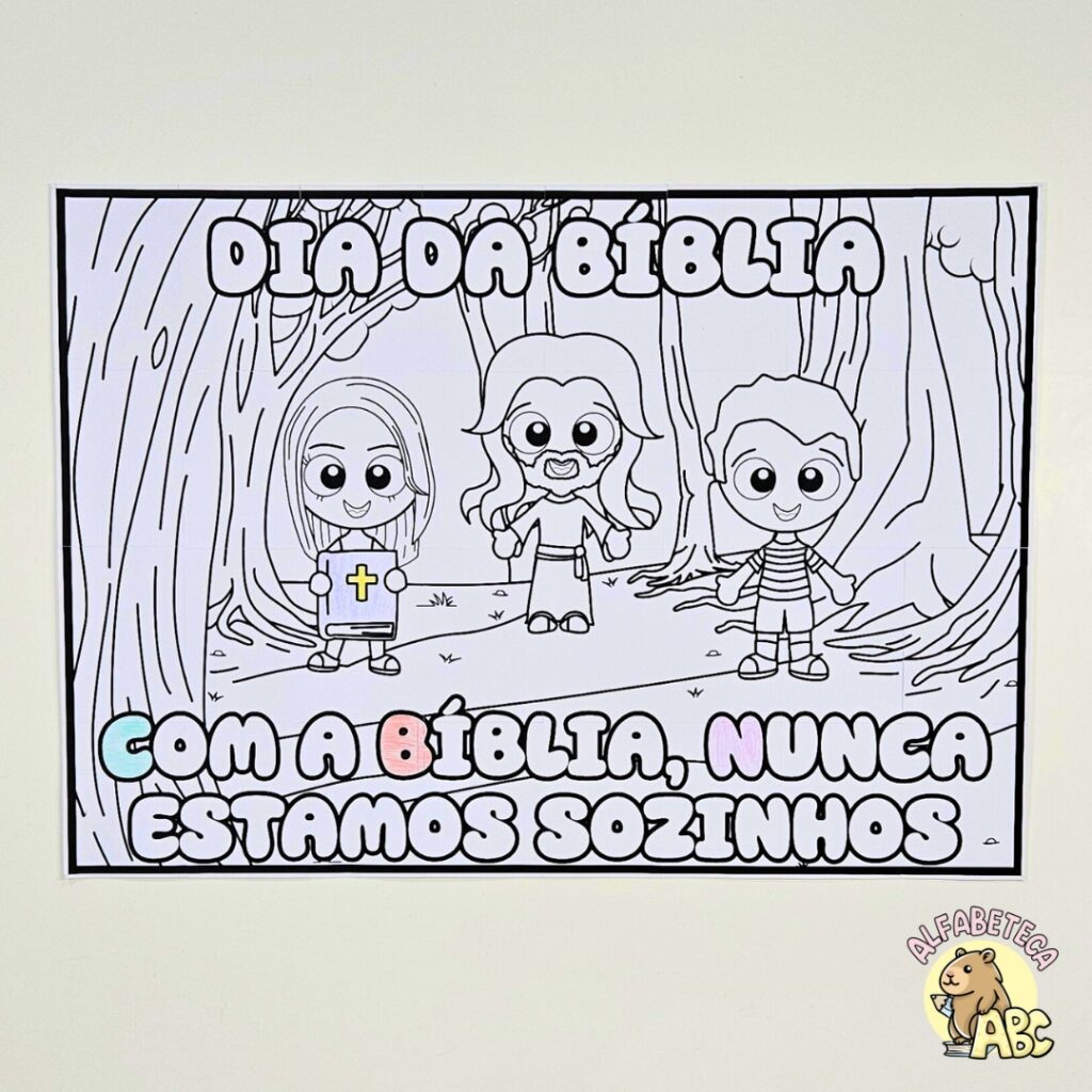 Painel – Dia da Bíblia - Alfabeteca ABC