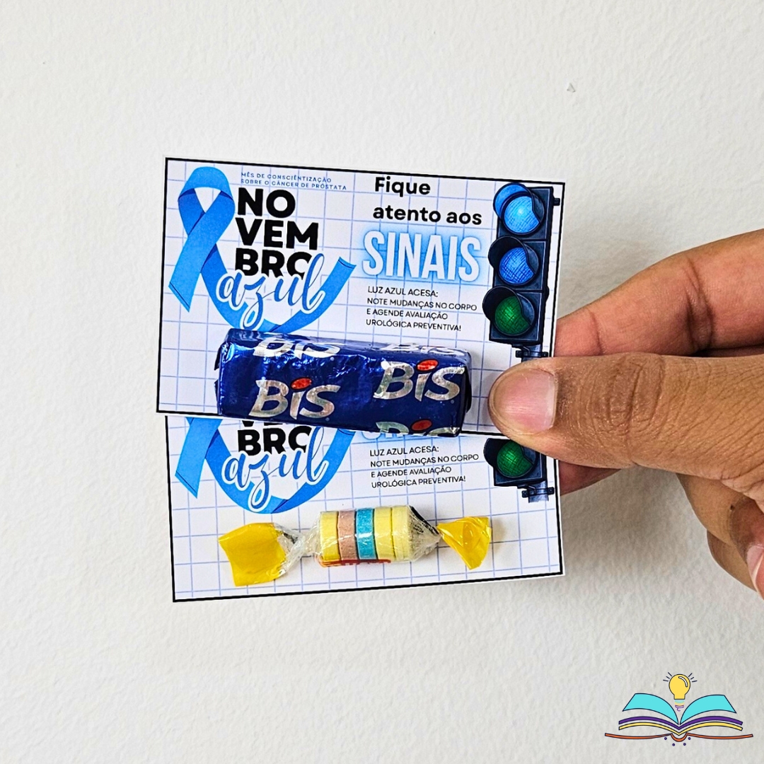 Painel - Novembro Azul - Sinais - Alfabeteca ABC